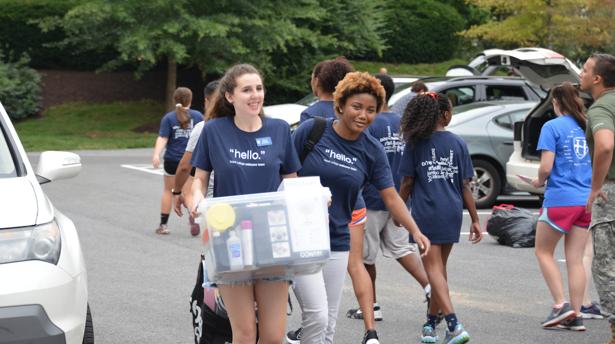 Move In for New Students | Hood College